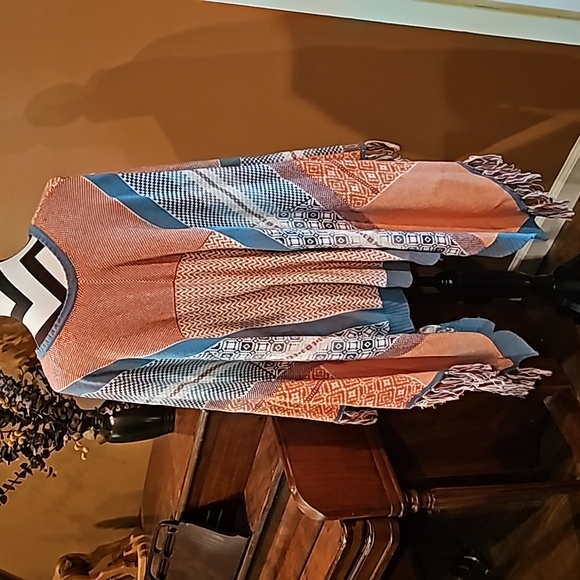 Sundance | Other | Sundance Catalog Alisandra Poncho Intarsia Patchwork | Poshmark